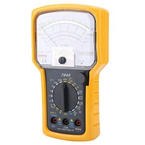 Analog Multimeter, KT7040 AC/DC Analog Multimeter High Accuracy Analog Multimeter Voltage Current Pointer Multimeter Tester, Analog Pointer Multimeter