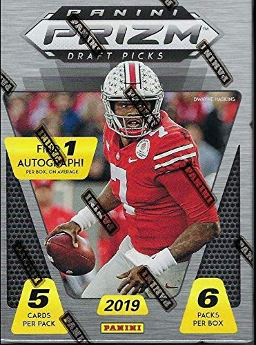 2019 Panini Prizm Draft Picks Football BLASTER box (30 cards, ONE Autograph card)