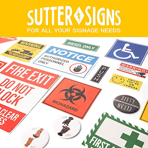 Sutter Signs First Aid Sticker Decals (Pack of 10)