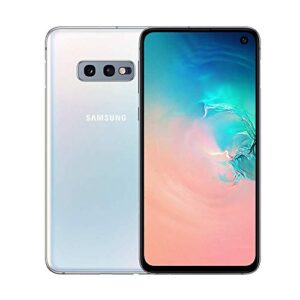 samsunggalaxy s10e 128gb sm-g970f factory unlocked (prism white) (renewed)