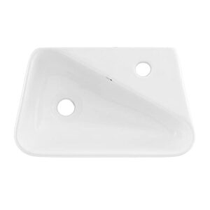 Swiss Madison Well Made Forever SM-WS312 Plaisir Wall Hung Sink, Glossy White