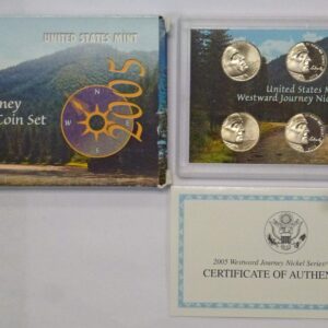 2005 P D S Westward Journey Nickel Series 6 Coin Set PF/ UNC