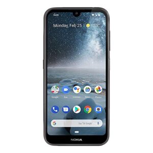 nokia 4.2 - android one (pie) - 32 gb - 13+2 mp dual camera - dual sim unlocked smartphone (at&t/t-mobile/metropcs/cricket/h2o) - 5.71" hd+ screen - black - u.s. warranty