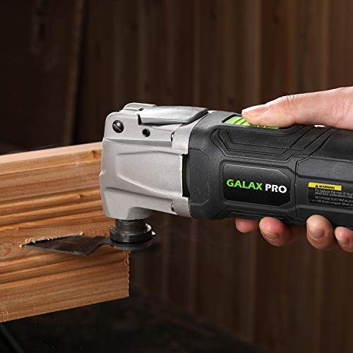 GALAX PRO 2.4Amp 6 Variable Speed Oscillating Multi-Tool Kit with Quick-Lock accessory change, Oscillating Angle:3°, 28pcs Accessories and Carry Bag