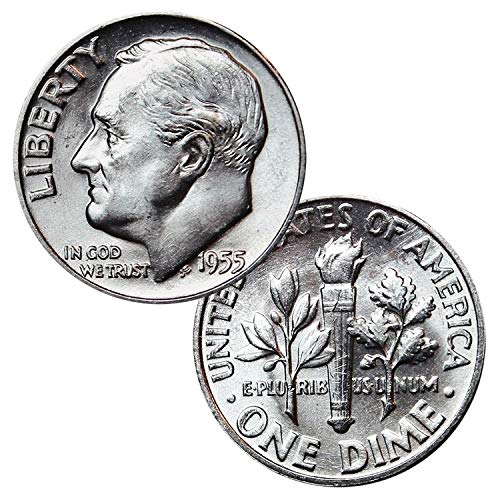 1946-1964 $1 Face - 90% Silver Roosevelt Dimes BU BU