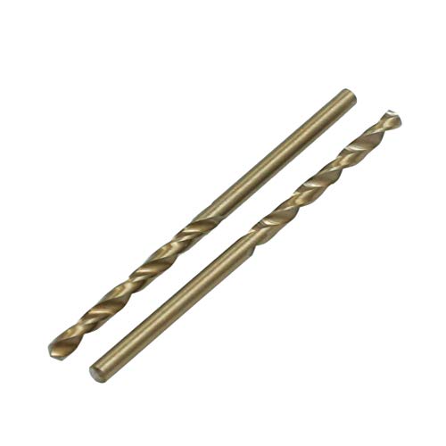 X AUTOHAUX 2pcs 2.9mm High Speed Steel Straight Shank Twist Drill Bits Hand Tools for Car