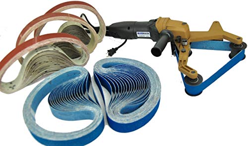 40A & 100 Belts Pipe Polisher Grind Sander by BLUEROCK Tools Belts fits Metabo