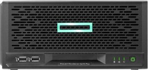 hp microserver gen10 plus tower server for small business, intel xeon e-2224 3.4ghz up to 3.4ghz turbo, 32gb ram, 4tb fast ssd storage, raid, windows server 2019