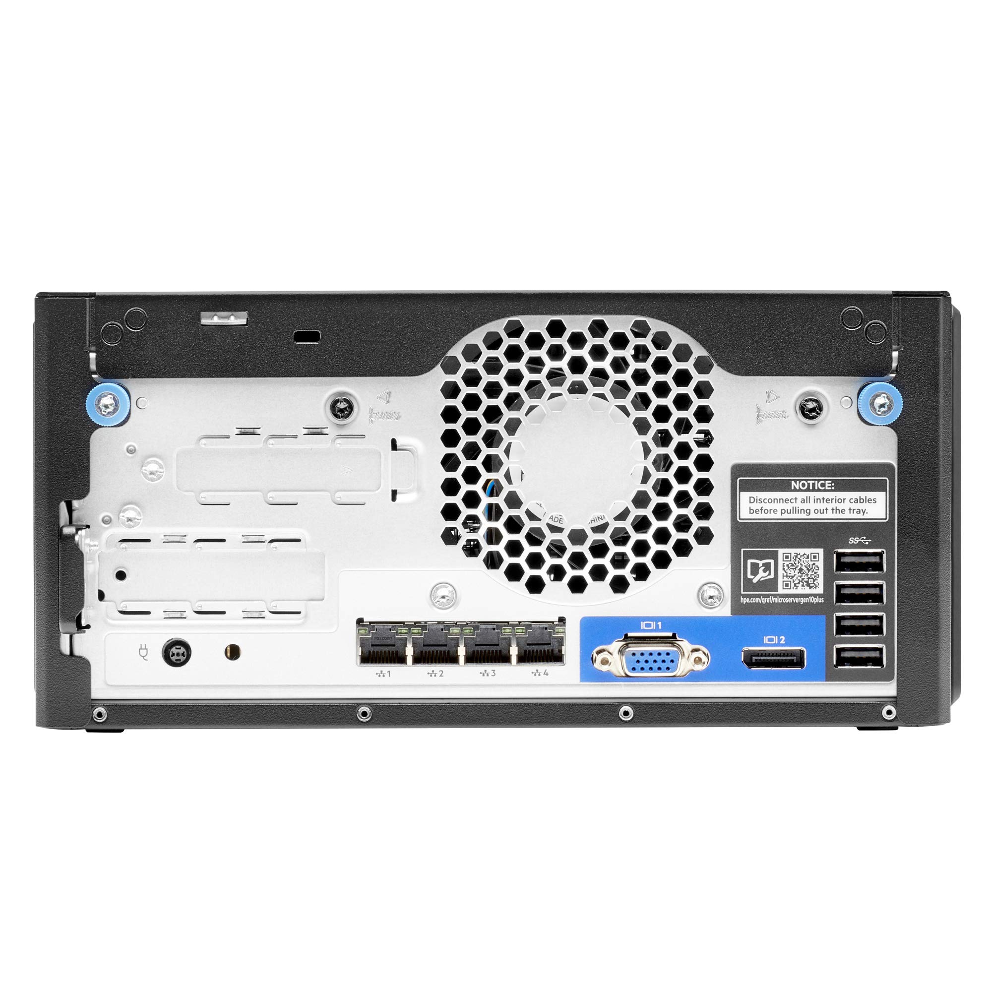 HP MicroServer Gen10 Plus Tower Server for Small Business, Intel Xeon E-2224 3.4GHz up to 3.4GHz Turbo, 32GB RAM, 4TB Fast SSD Storage, RAID, Windows Server 2019