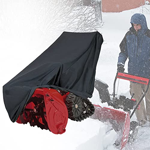 Snow Thrower Cover - Universal Snow Blower Protection Cover, Heavy Duty 210D Waterproof Snow Sweeping Replacing Cover, 47"L x 40"H x 32"W