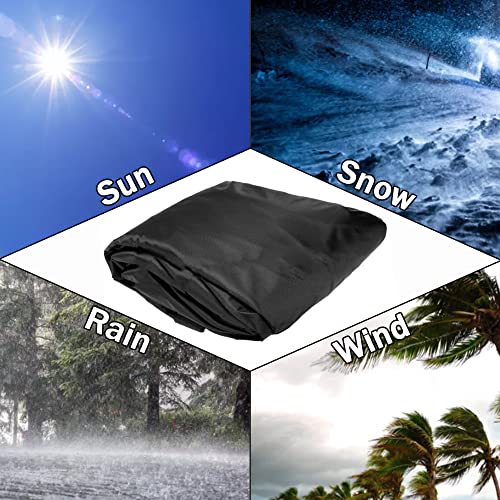 Snow Thrower Cover - Universal Snow Blower Protection Cover, Heavy Duty 210D Waterproof Snow Sweeping Replacing Cover, 47"L x 40"H x 32"W