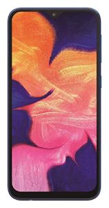 samsung galaxy a10, global 4g lte gsm factory unlocked a105m (international mode), (32gb, 2gb ram) 6.2" hd+ infinity-v display, (blue) - single sim