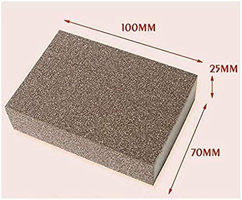 Liyafy 120# Grit Sponge Emery Cloth Sandpaper Blocks Buffing Diamond Polishing Pads Hand Sanding Tool 6pcs