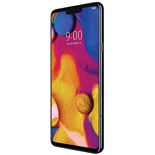 LG V40 ThinQ (64GB, 6GB RAM), 6.4" QHD+ FullVision Display, 5-Camera, 4G LTE - Black