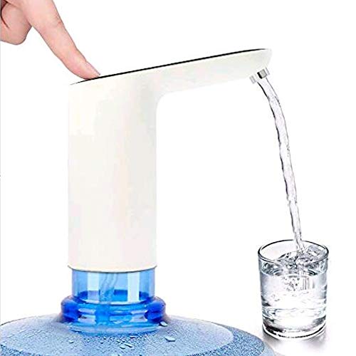 Water Bottle Pump, Toproad USB Charging Universal Electric Water Dispenser, Upgrade Touch Button Automatic Drinking Water Jug Pump for 2-5 Gallon Bottle