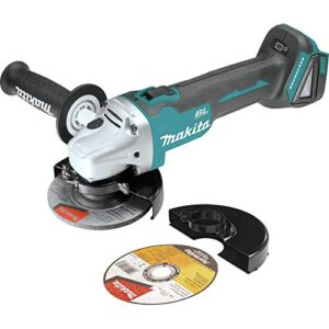 makita xag04z-r 18v lxt lithium-ion brushless cordless 4-1/2 / 5 in. cut-off/angle grinder, (tool only) (renewed)