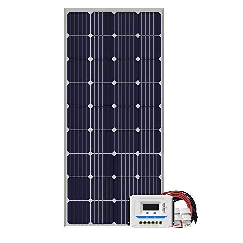 Xantrex 780-0100-01 Roof Mounted Solar Charging Kit-100W, Rigid, Black