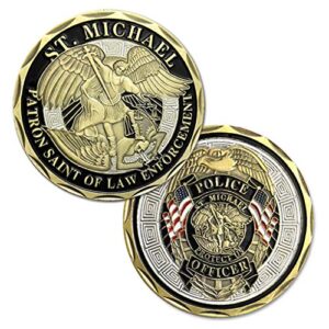 st. michael patron saint of police officers prayer law enforcement us military challenge coin