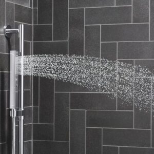 KOHLER 21336-BN Shift + Square Two-Function Handshower, Handheld Showerhead with 2 Spray Settings, 2.5 GPM, Vibrant Brushed Nickel