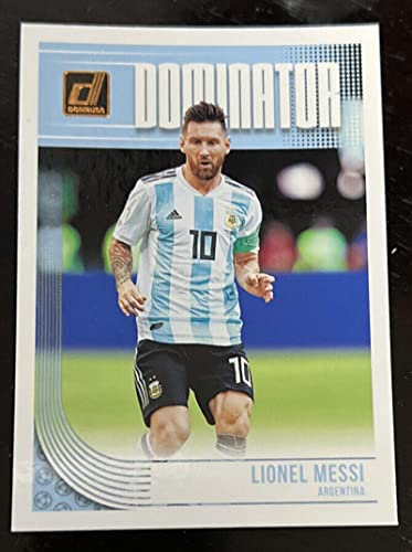 2018-19 Donruss Dominators Soccer #1 Lionel Messi Argentina Official Panini Futbol 2018/2019 Trading Card