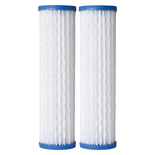 AO Smith 2.5"x10" 40 Micron Sediment Water Filter Replacement Cartridge - 2 Pack - For Whole House Filtration Systems - AO-WH-PRE-RPP2