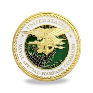 US Navy Seals Challenge Coin Naval Special Warfare Command Military Coin