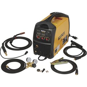 klutch mig welder with multi processes - inverter, mig, flux-cored, arc and tig, 120v, 30-90 amp output, model number mp140si