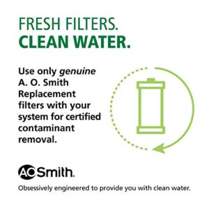 AO Smith 2.5"x10" 20 Micron Sediment Water Filter Replacement Cartridge - 2 Pack - For Whole House Filtration Systems - AO-WH-PRE-RP2