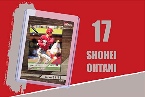 Shohei Ohtani Baseball Cards (5) ASSORTED Los Angeles Angels Trading Card and Wristbands Gift Bundle