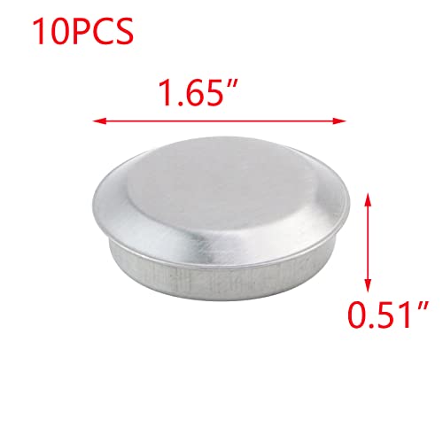 T Tulead Sink Hole Cover Stainless Steel for Dia 1.5-Inch Kitchen Faucet Hole Cove Brushed Nickel Pack of 10