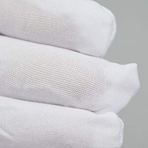 Onwon 100 Pieces Finger Cots Cotton Finger Guards Elastic Fabric Finger Gloves Finger Protection