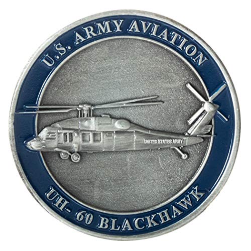 United States Army Aviation UH-60 Black Hawk Helicopter Challenge Coin