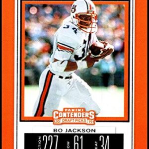 2019 Panini Contenders Draft Picks Season Ticket #15 Bo Jackson Auburn Tigers Official Collegiate Football Card of the NFL Draft