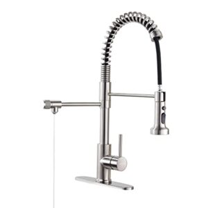 paking drinking water faucet, kitchen faucet, kitchen sink faucet, water filtration faucet, sink faucet, pull-down kitchen faucets, bar water filter faucet, brushed nickel, stainless steel, pb1017