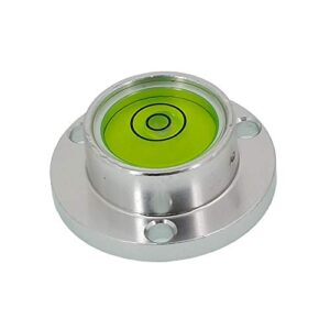 surface mounted aluminium housing circular spirit level bubble level ball vials, d30mm flange plate type