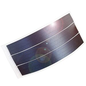 Small Flexible Thin Film Solar Panel Power Cells 0.75w/4.5v/190ma (White)