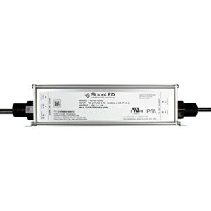 sloanled modular 701507-60w2 power supply 12 vdc for wet locations