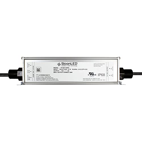 SloanLED Modular 701507-60W2 Power Supply 12 VDC for Wet Locations