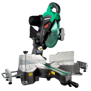 metabo hpt sliding compound miter saw | 12-inch blade | double bevel | laser marker | 15-amp motor | 5 year warranty | c12rsh2s