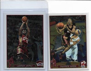 2003-04 topps chrome basketball complete set 164 cards lebron james rookie