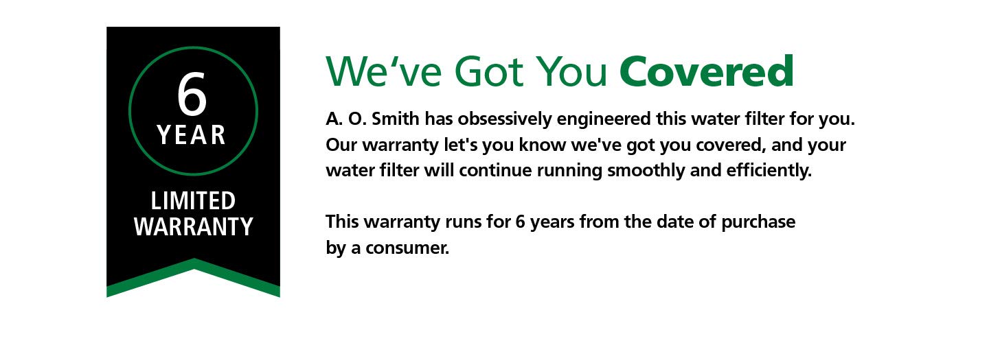 AO Smith Whole House Water Softener Alternative - Salt Free Descaler System for Home - Works with City & Well Water Filters - 6yr, 600,000 Gl, AO-WH-DSCLR