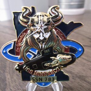 United States Navy USS Minnesota SSN 783 Chief Petty Officer Chiefs Mess Challenge Coin