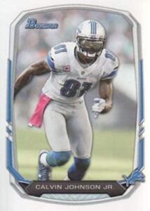 2013 bowman #90 calvin johnson lions nfl football card nm-mt