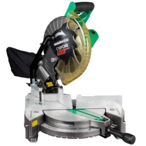 metabo hpt 10-inch miter saw | laser marker | single bevel | compound | 15-amp motor | c10fch2s