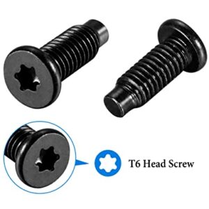 Belleone Doorbell Security Screws Bolts Replacement with Screwdriver, T6 Torx Head Safety Screws, 2 Pack