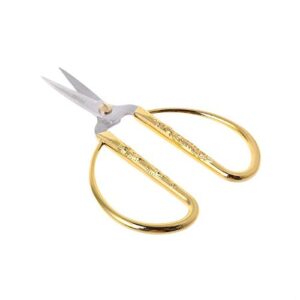 Carved Gold Dragon Tone Metal Handle Bonsai Scissors Stainless Steel Bonsai Scissor Hand Tools Cutting Tools for Kitchen and HOM