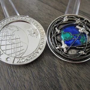 Oneworldtreasures Department of Defense NGA National Geospatial Intelligence Agency Challenge Coin.