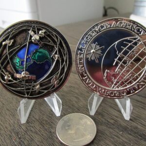 Oneworldtreasures Department of Defense NGA National Geospatial Intelligence Agency Challenge Coin.