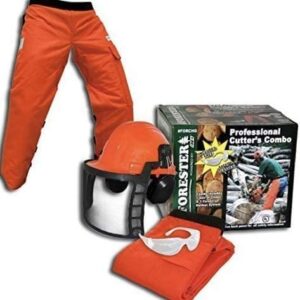 forester oem arborist forestry professional cutter's combo kit chaps helmet