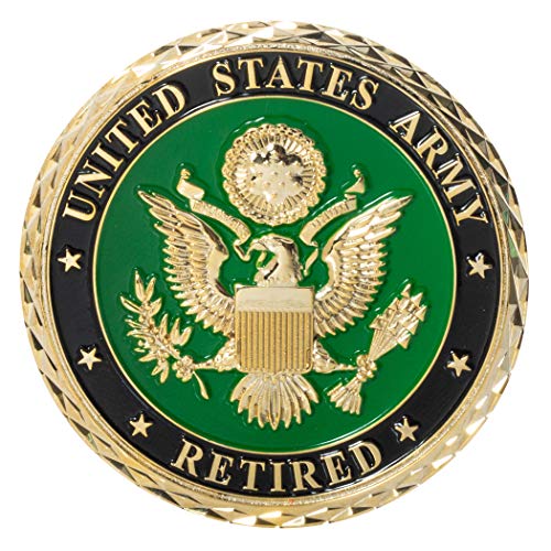 United States Army Retired Served with Pride Challenge Coin